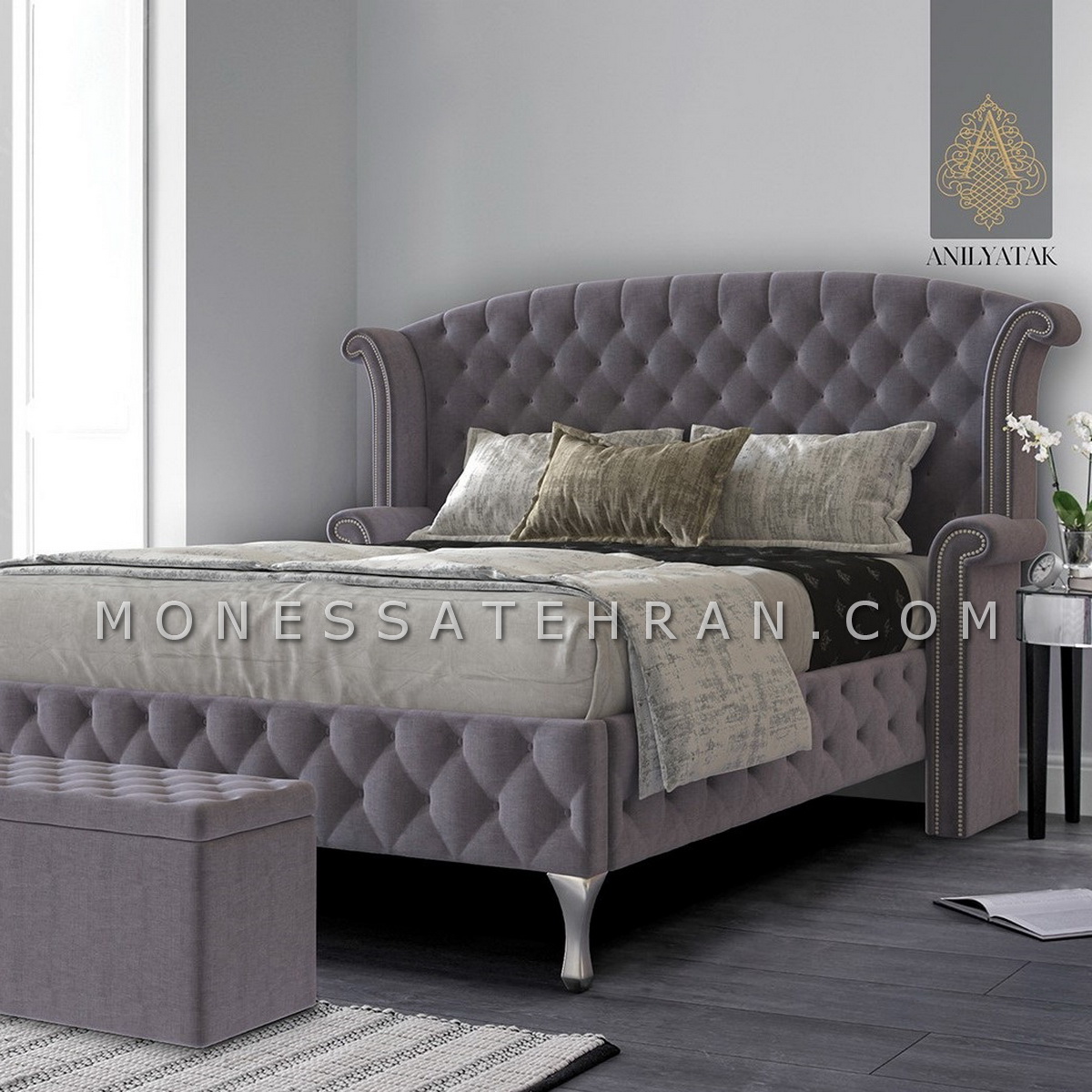 تخت باکس هتلی دو نفره مدل Alpha - تشک مونسا ترکیه نمایندگی غرب تهران ...