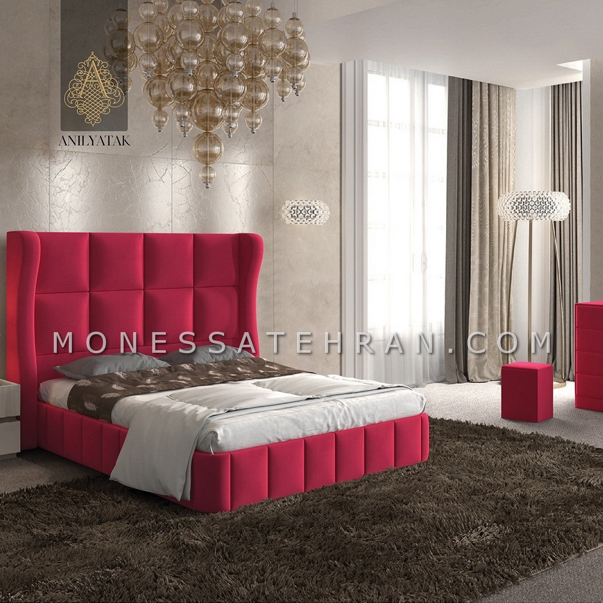 تخت باکس هتلی دو نفره مدل Castel - تشک مونسا ترکیه نمایندگی غرب تهران ...